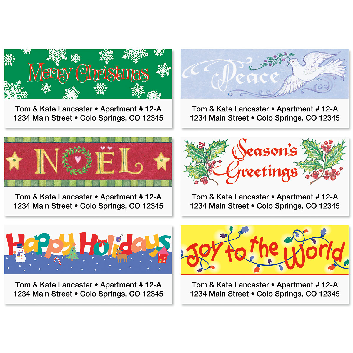 Holiday Greetings Sheeted Address Labels | Current Catalog