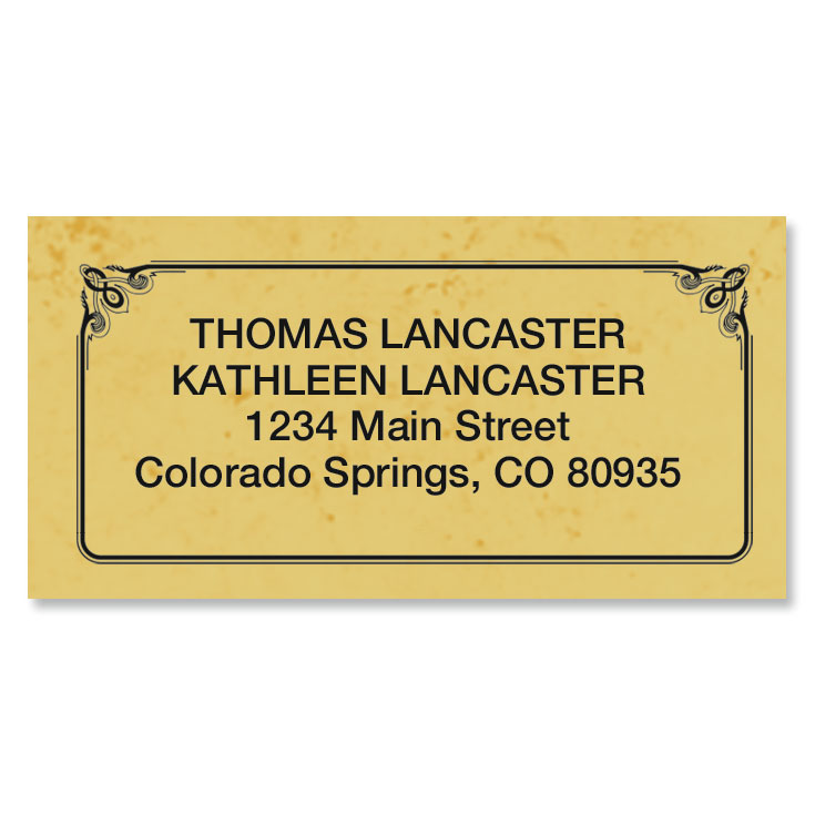 Antique Border Address Labels | Current Catalog