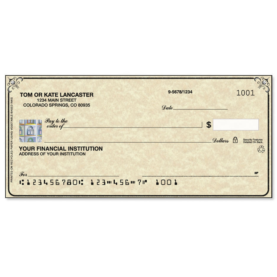 Securiguard Parchment Premium Duplicate Checks | Current Catalog