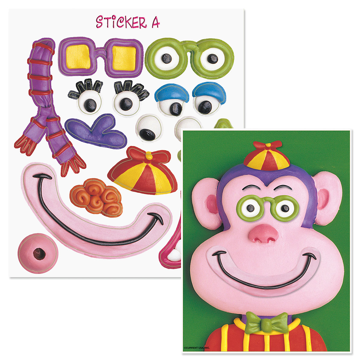 Animal Make-A-Face Activity Cards | Current Catalog