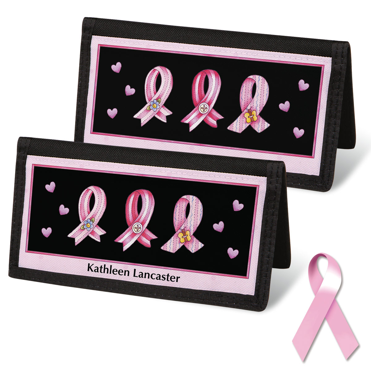 Pink Ribbon Checkbook Covers | Current Catalog