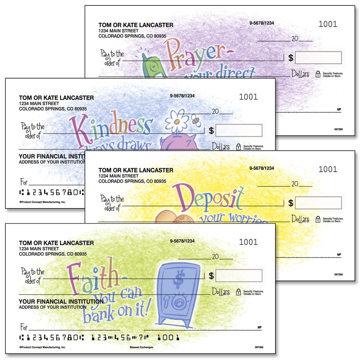 Blessed Exchanges Checks | Current Catalog