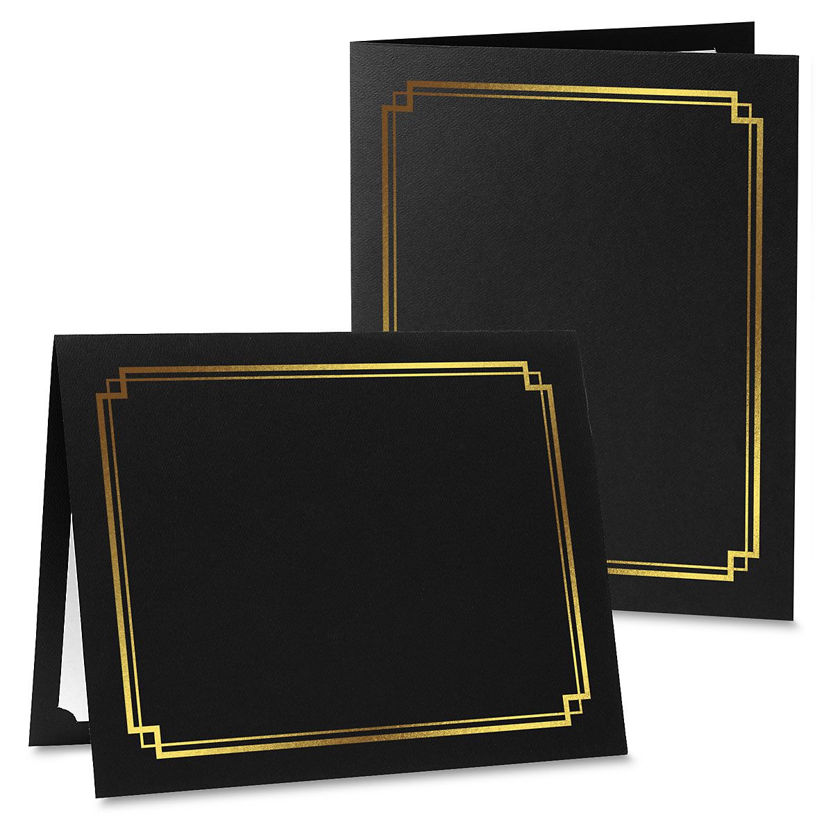 Classic Black Certificate with Gold Border | Current Catalog