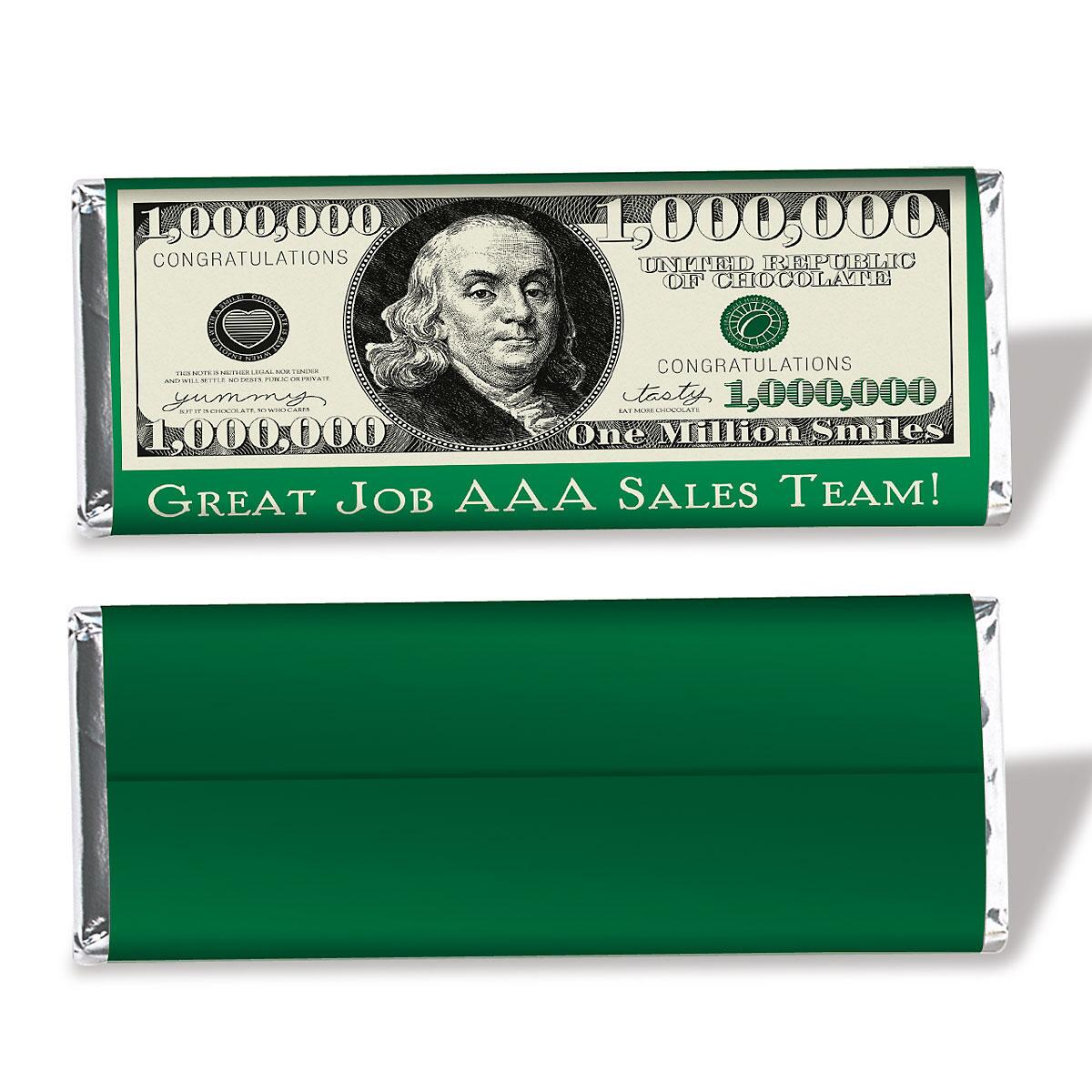 $1 Million Dollar Candy Bar Wrapper | Current Catalog