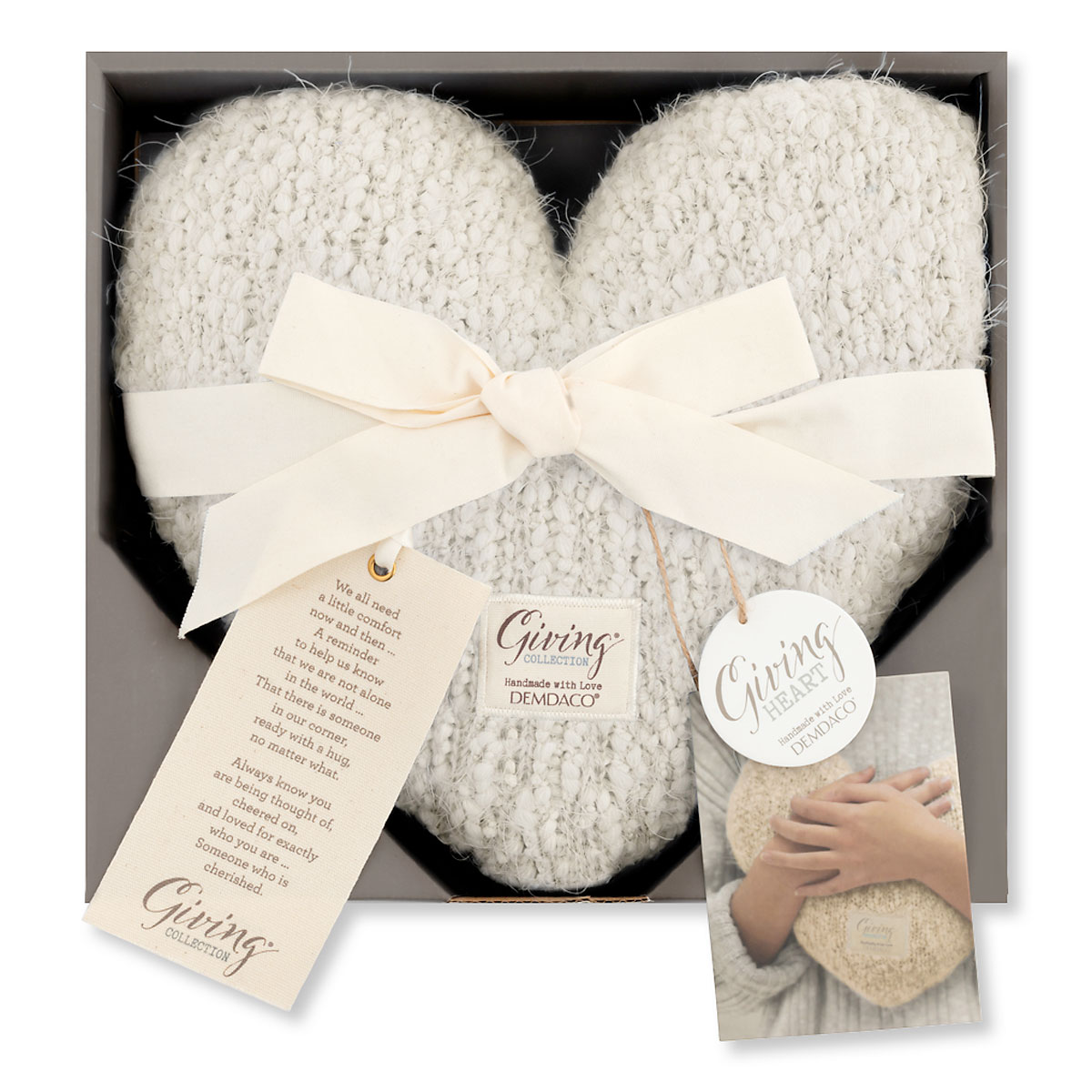 Giving Heart Weighted Pillow by Demdaco | Current Catalog
