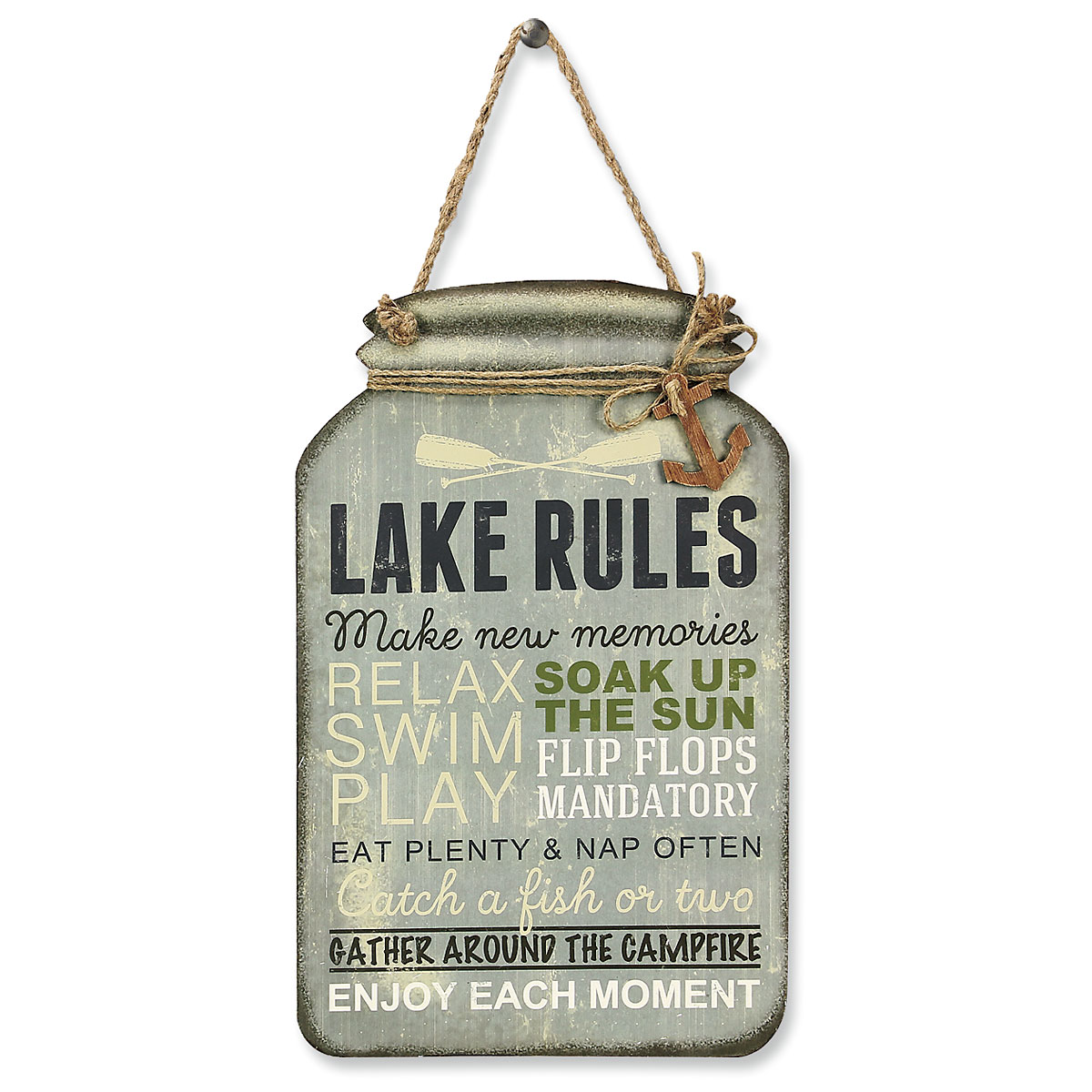 Lake Rules Metal Sign | Current Catalog