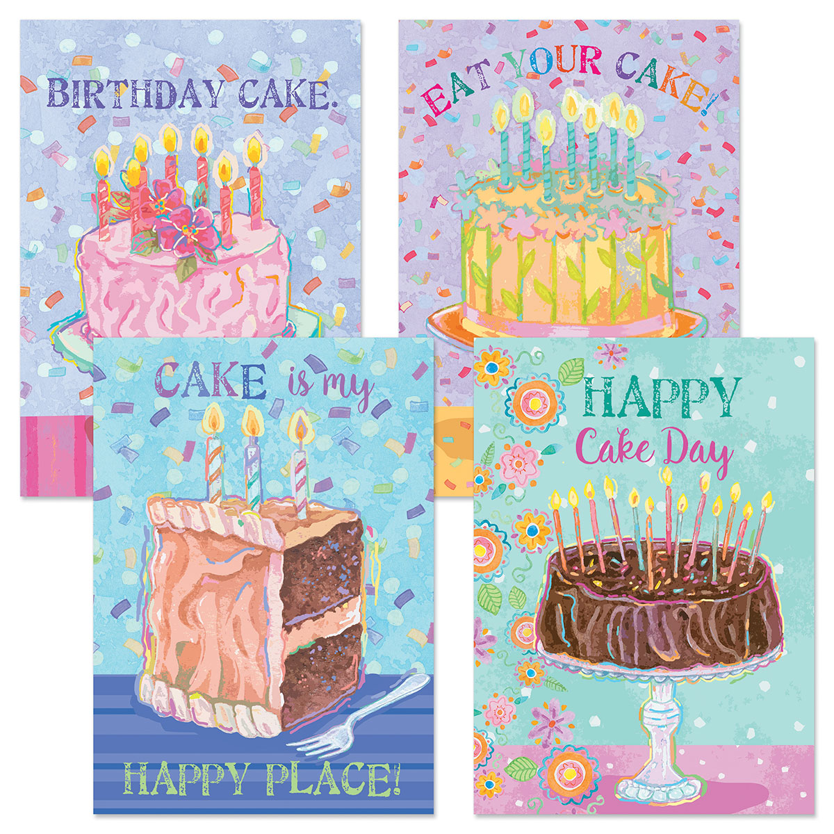 Eat Your Cake Birthday Cards - BOGO | Current Catalog