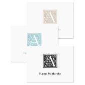 Personalized Monogram & Initial Note Cards | Current Catalog