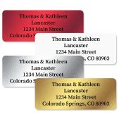 Clear Address Labels, Black, White, Color | Current Catalog