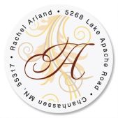 Round Address Labels, Designed Round Labels | Current Catalog
