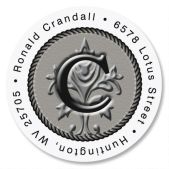 Round Address Labels, Designed Round Labels | Current Catalog