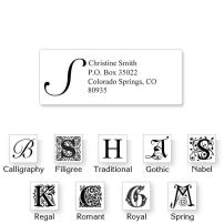 Monogram Address Labels & Initial Labels | Current Catalog