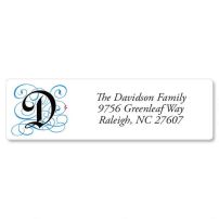 Monogram Address Labels & Initial Labels | Current Catalog