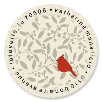 Round Address Labels, Designed Round Labels | Current Catalog