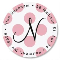 Round Address Labels, Designed Round Labels | Current Catalog