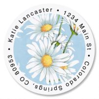 Round Address Labels, Designed Round Labels | Current Catalog