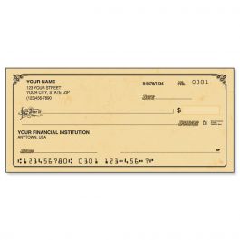 Antique Parchment Checks Set | Current Catalog