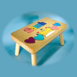 Princess Personalized Puzzle Footstool | Current Catalog