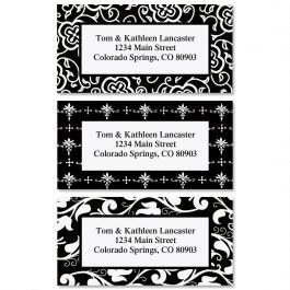 Black and White Address Label | Current Catalog