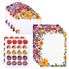 Pressed Flowers Stationery Set | Current Catalog
