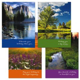 Photo Landscape Birthday Cards | Current Catalog