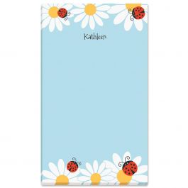 Ladybug Daisy Personalized Notepads | Current Catalog