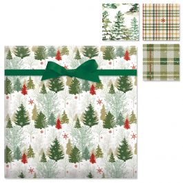 Peaceful Forest Flat Gift Wrap Sheets Value Pack | Current Catalog