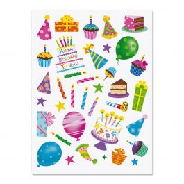 Birthday Celebration Stickers | Current Catalog