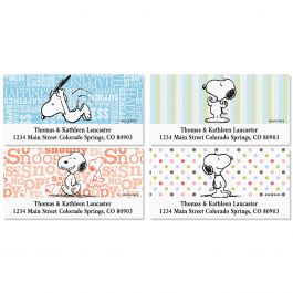 Snoopy Fun™ Deluxe Address Labels (4 Designs) | Current Catalog