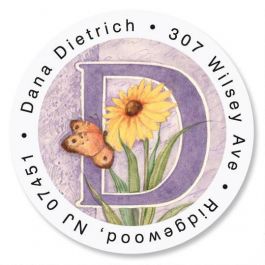 Spring Alpha Initial Round Address Labels | Current Catalog