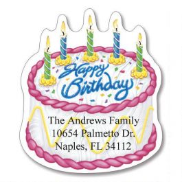 Birthday Cut-Out Label | Current Catalog