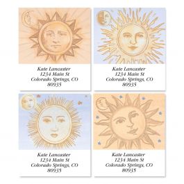 Sun and Moon Address Labels | Current Catalog
