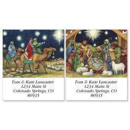 Nativity Scene Address Labels | Current Catalog