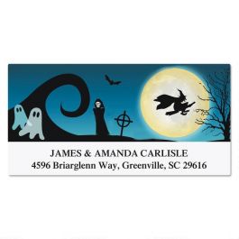 Spooky Scenes Deluxe Halloween Address Labels | Current Catalog