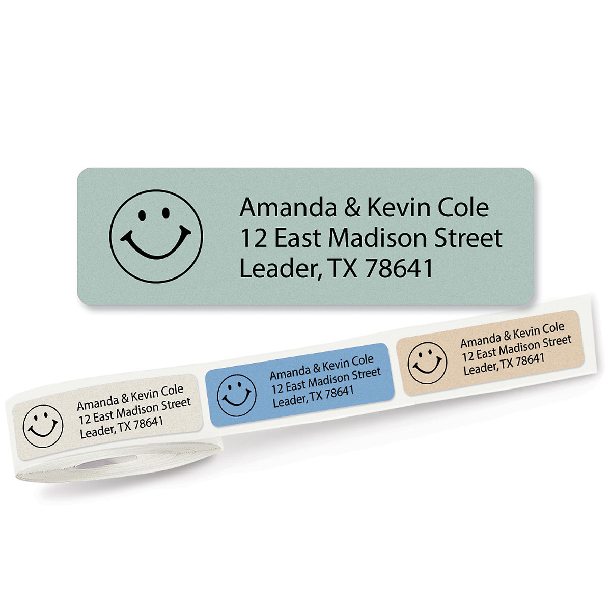 Stonewashed with Symbol Standard Return Rolled Address Labels - Roll of ...