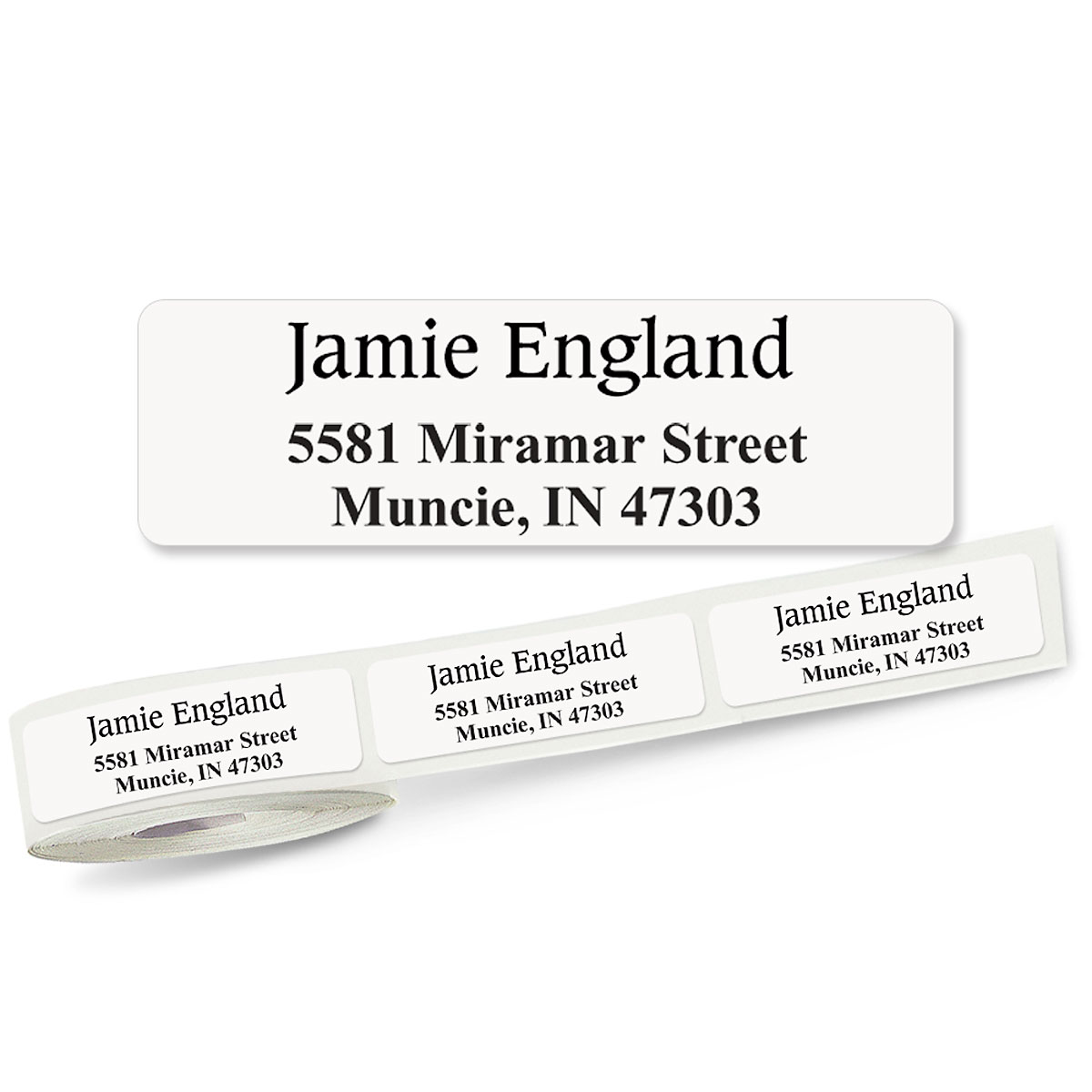 Rolled Address Labels - White - 31607SA | Current Catalog