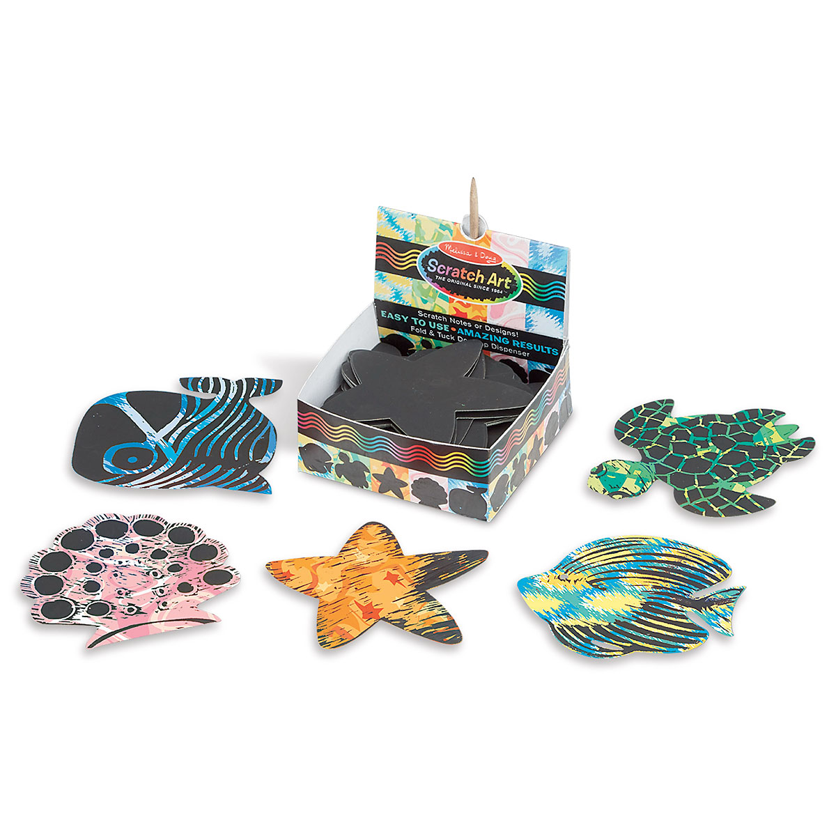 Ocean Scratch Art Mini Notes | Current Catalog