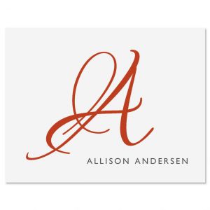 Personalized Monogram & Initial Note Cards | Current Catalog