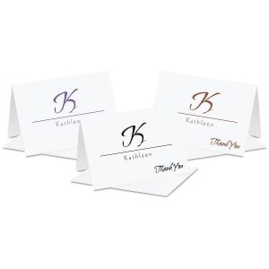Personalized Thank You Cards - Monograms | Current Catalog