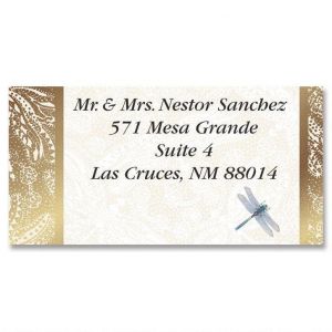 Foil Address Labels, Metallic, Gold, Silver | Current Catalog