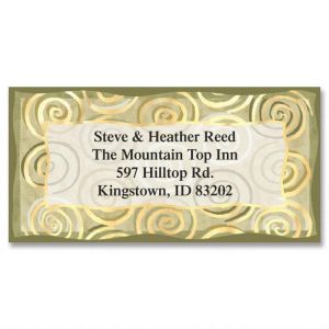Foil Address Labels, Metallic, Gold, Silver | Current Catalog