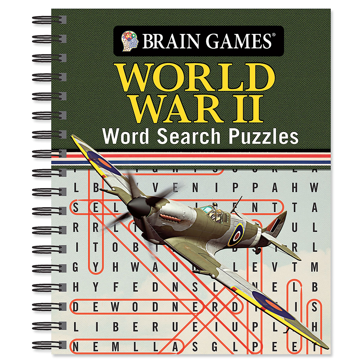 World War II Word Search Puzzles Brain Games® | Current Catalog