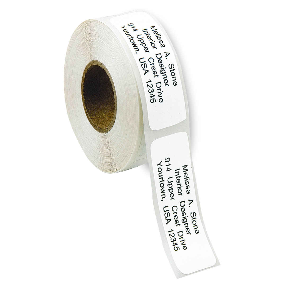 Rolled Address Labels - Gloss White - 470470J | Current Catalog