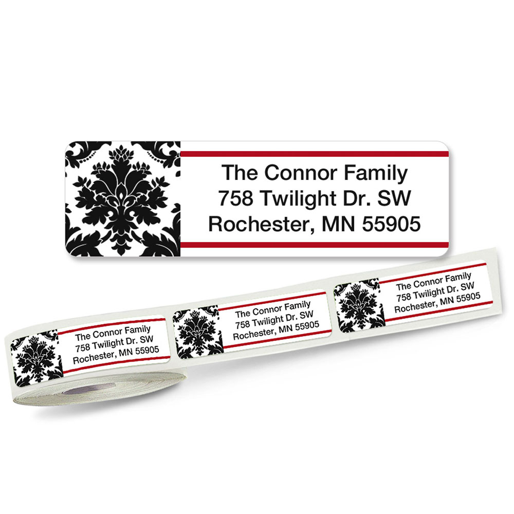 Alexandria Rolled Address Labels | Current Catalog