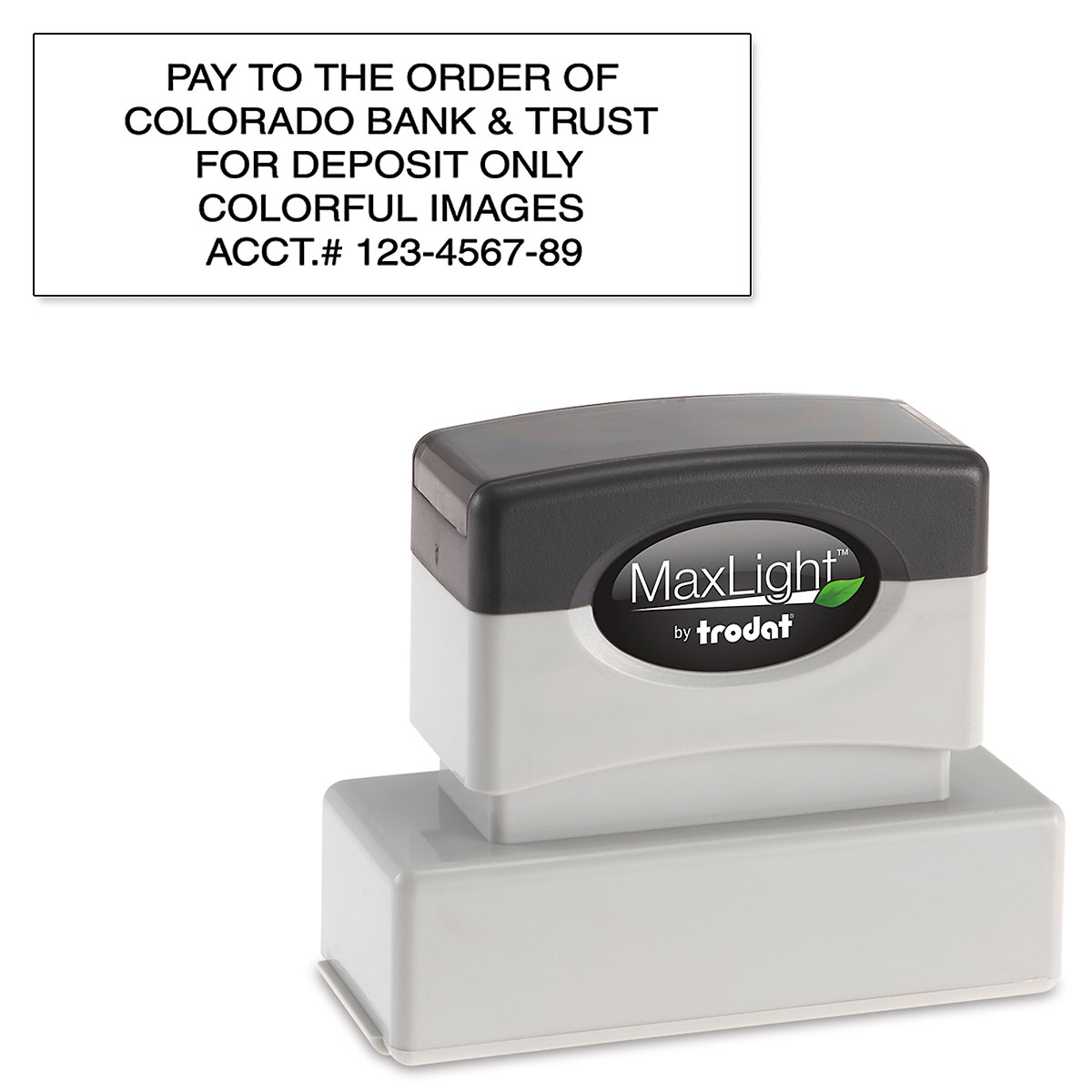 Deposit Pre-Inking Address Stamp | Current Catalog