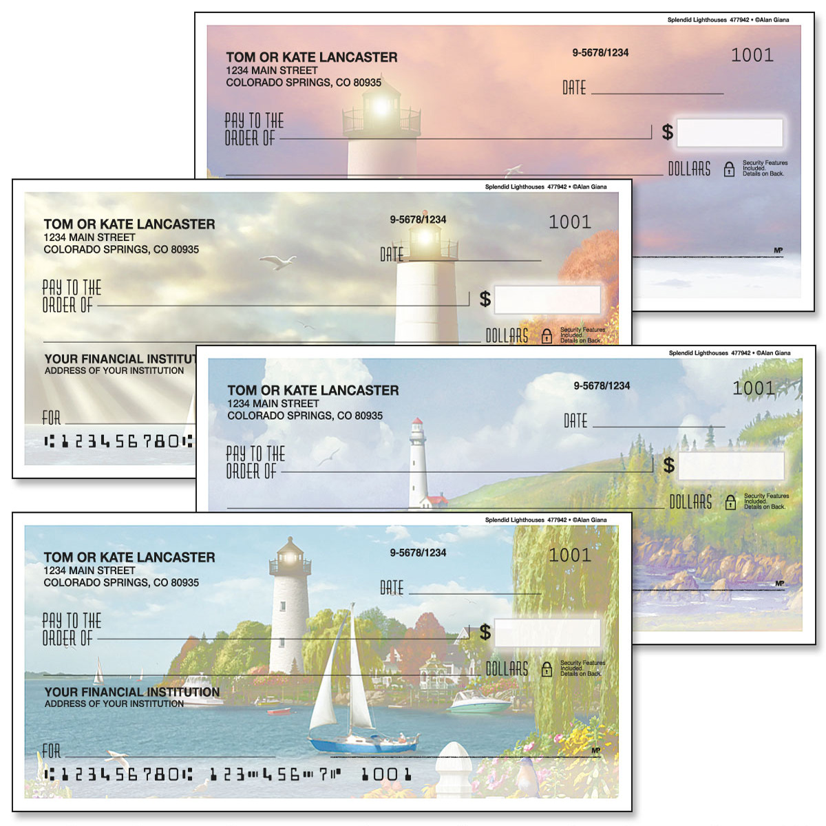 Splendid Lighthouses Checks | Current Catalog
