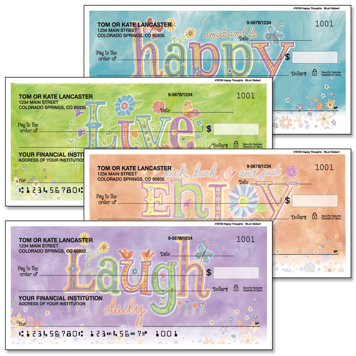 Happy Thoughts Checks | Current Catalog