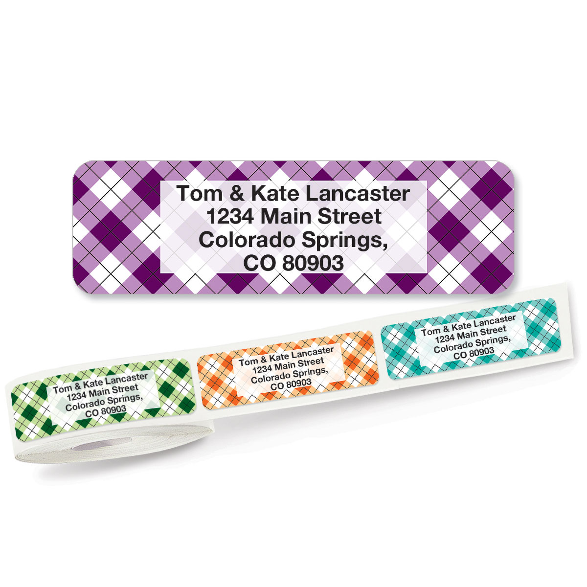 Argyle Rolled Address Labels 479182-c | Current Catalog