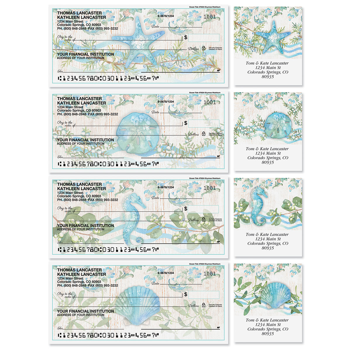 Ocean Tide Duplicate Checks with Matching Labels | Current Catalog