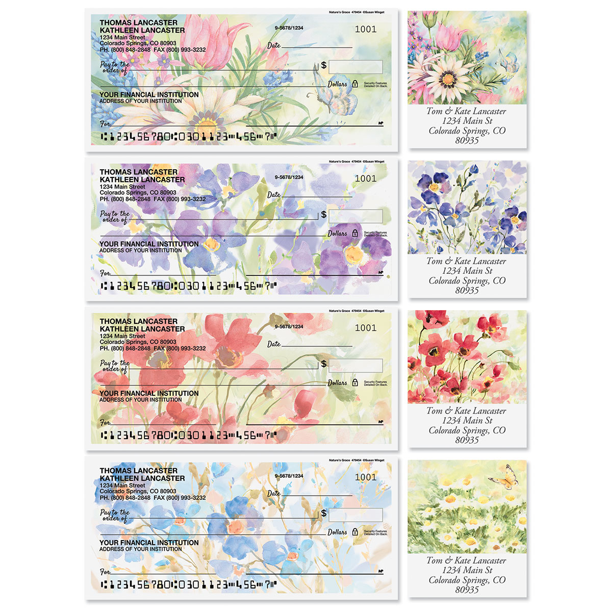 Natures Grace Duplicate Checks with Matching Labels | Current Catalog